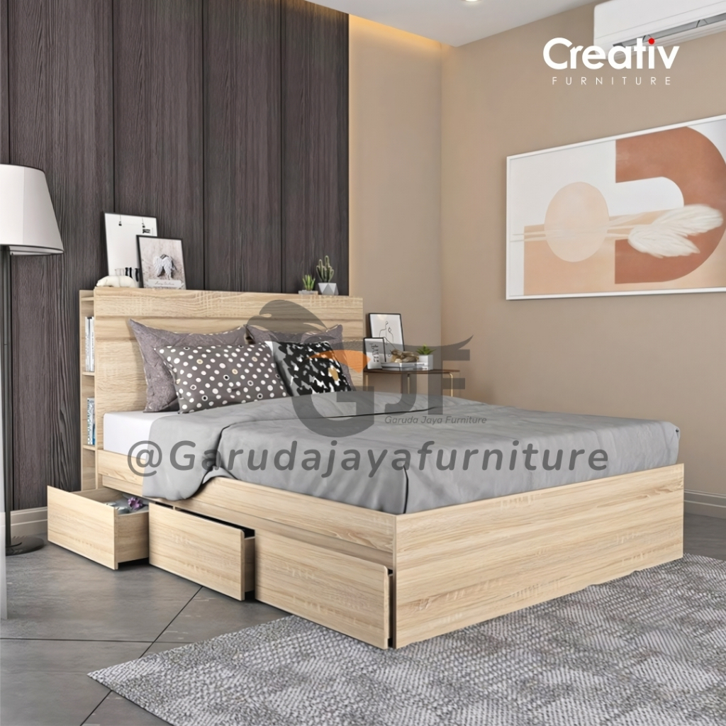 Jual BED DIVAN DENGAN LACI/TEMPAT TIDUR RANJANG DENGAN BANYAK STORAGE ...