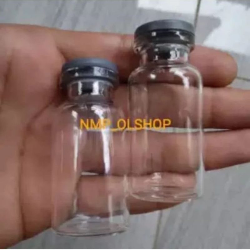 Jual botol kaca vial 10 ml kemasan 12pcs | Shopee Indonesia