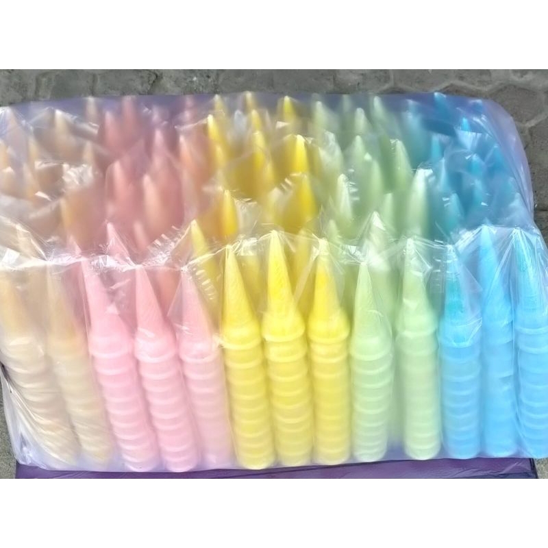 Jual cone ice cream / contong es krim diameter 3,8 cm 350 pcs | Shopee ...