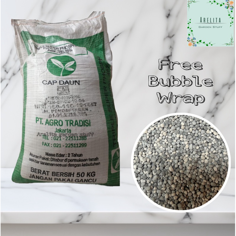 Jual Pupuk TSP cap daun P2O5 :45% repack 1kg | Shopee Indonesia