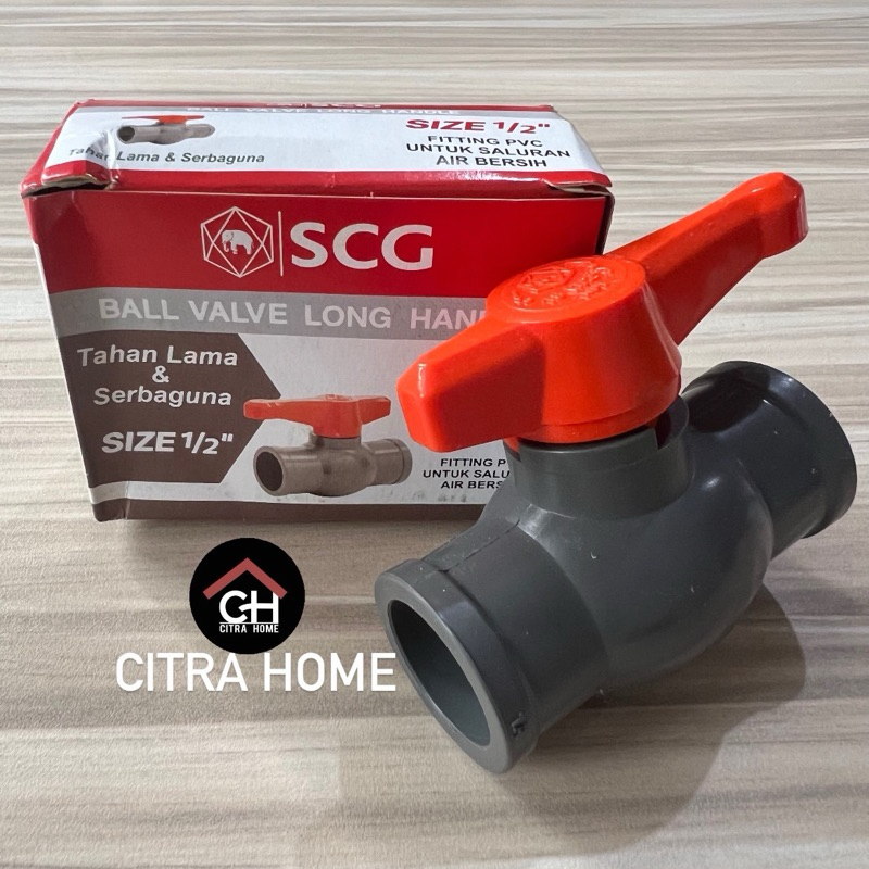 Jual SCG Ball Valve uPVC 1/2” AW | Shopee Indonesia