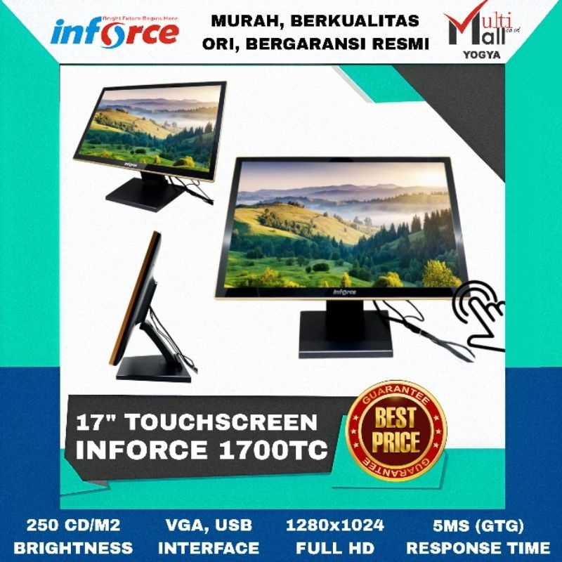 Jual Inforce Monitor 1700TC 17" Touchscreen Full HD 5ms VGA USB ...
