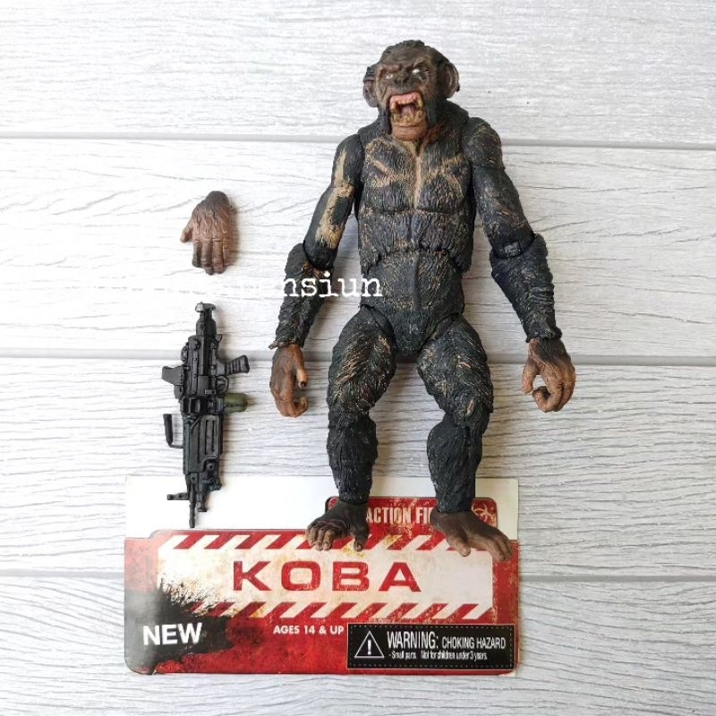 Jual NECA KOBA DAWN OF THE PLANET OF THE APES ACTION FIGURE | Shopee ...
