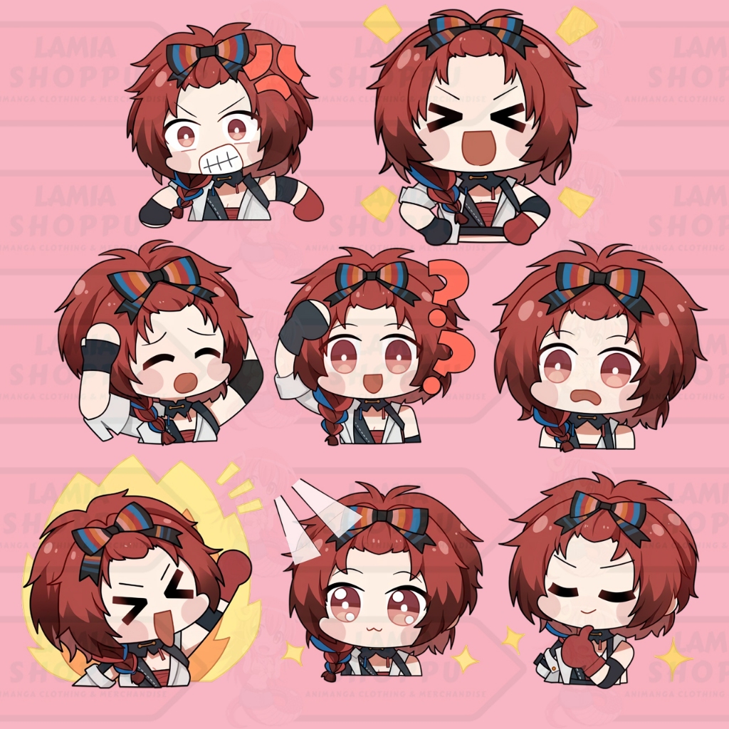 Jual Sticker Wuthering Waves Chixia Chibi | Sticker Vynil WuWa Chixia ...