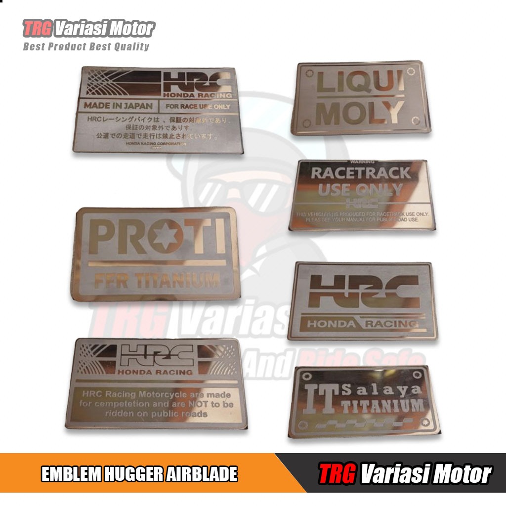 Jual Emblem Hugger Stainless Emblem Hugger Airblade Stainless | Shopee ...