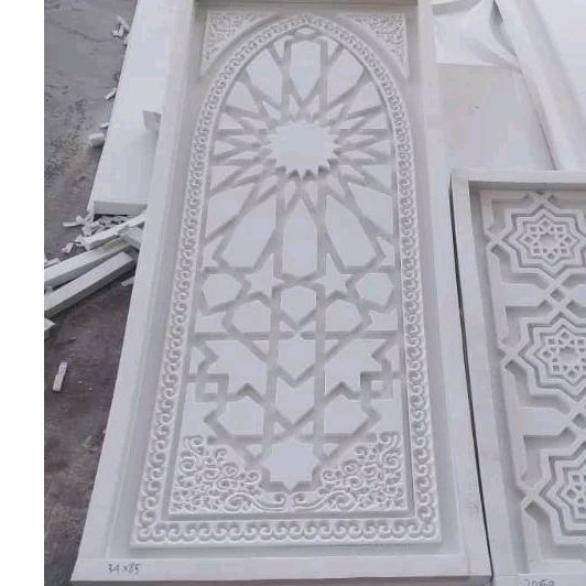 Jual cetakan ornamen dinding masif bahan spon eva diukir dengan mesin ...