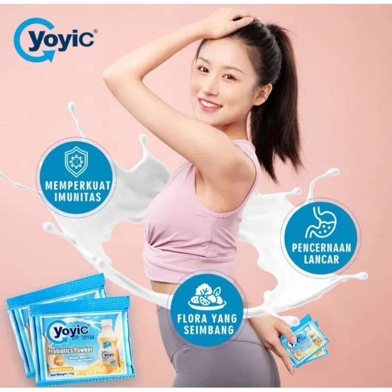 Jual YoyiC 10 sachets probiotics powder 4 milliar Lactobacilus | Shopee ...
