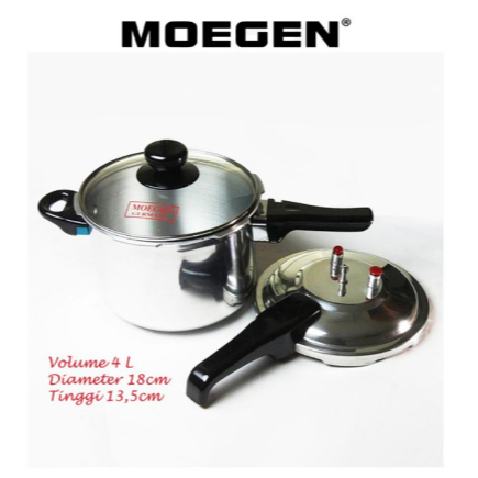 Jual MOEGEN Panci Presto 4 Liter - Pelunak Daging Original Serbaguna | Shopee Indonesia