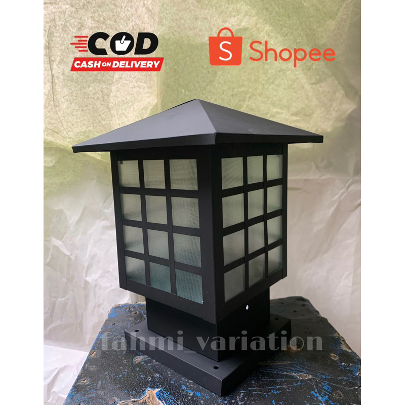 Jual LAMPU PILAR MINIMALIS/LAMPU TAMAN/LAMPU PAGAR/LAMPU UKURAN ...