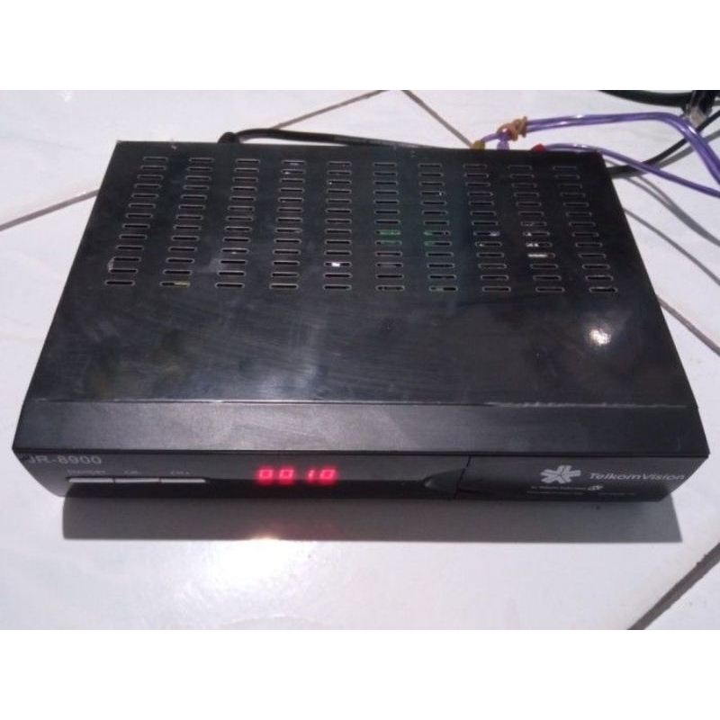 Jual Receiver Telkomvision Jr8900 bekas tv berbayar kondisi bagus ...