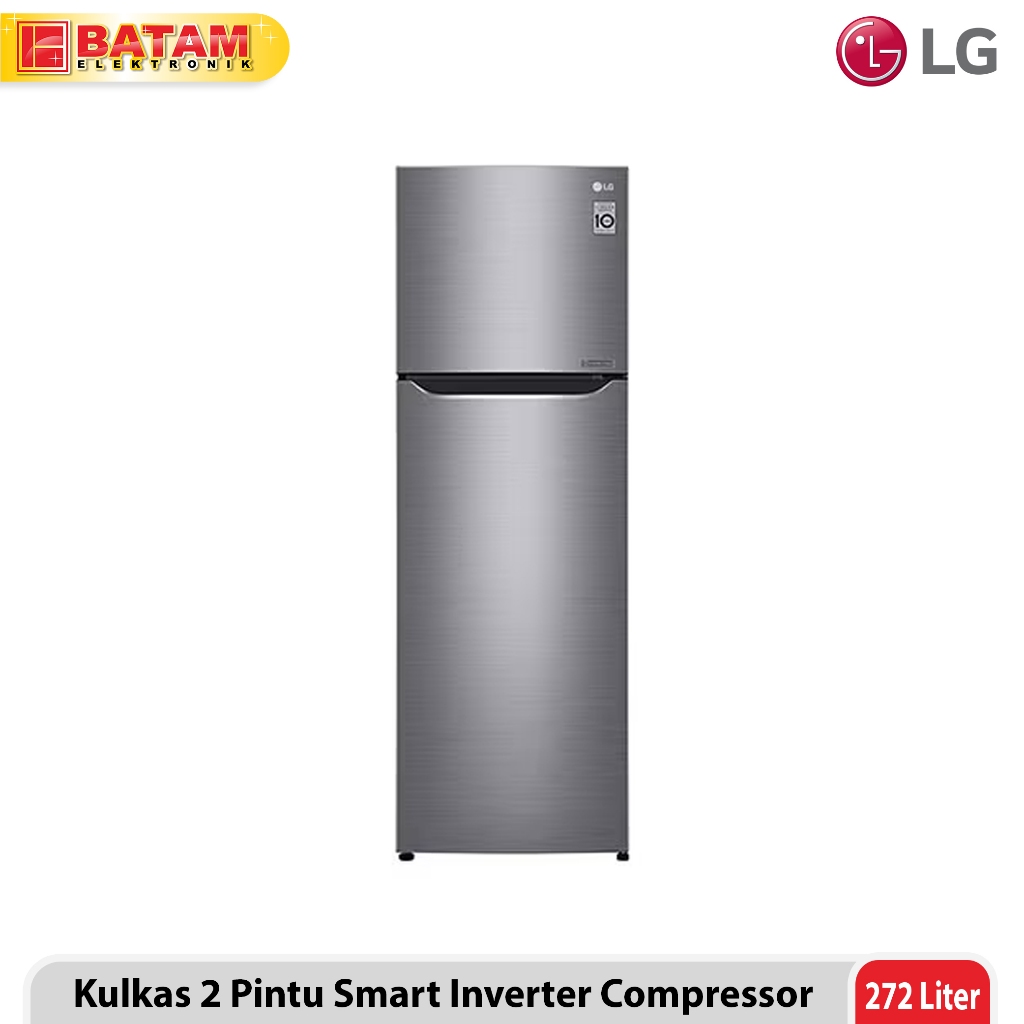 Jual LG Kulkas 2 Pintu 272 Liter Smart Inverter Compressor dan Door Cooling+™ - GN-G272SLCB ...