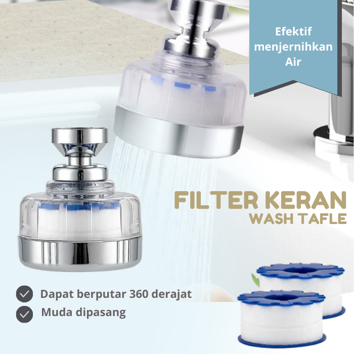 Jual Filter Air Keran PP Microfiber / Filter Air Kran Wastafel dan ...