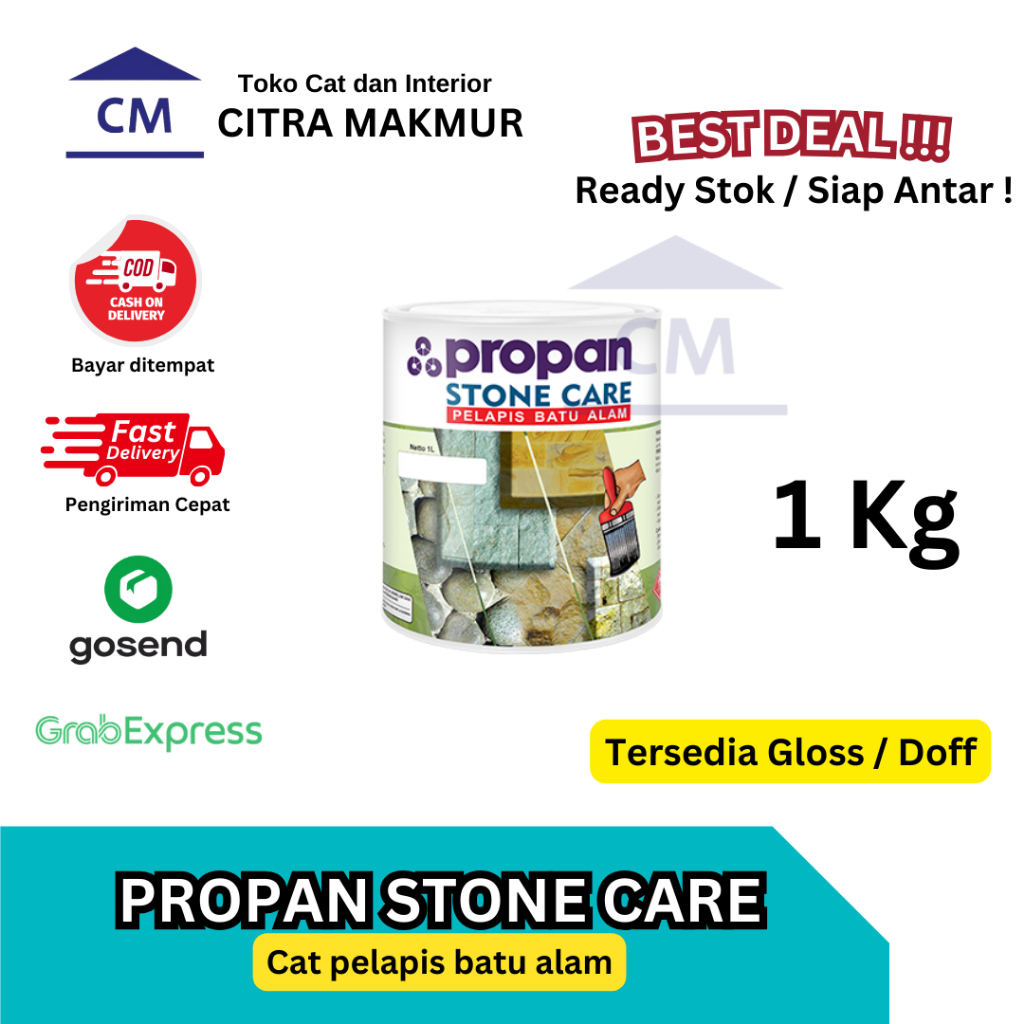 Jual Propan Stone Care SC-50 (Cat pelapis batu alam) - 1 Ltr | Shopee ...