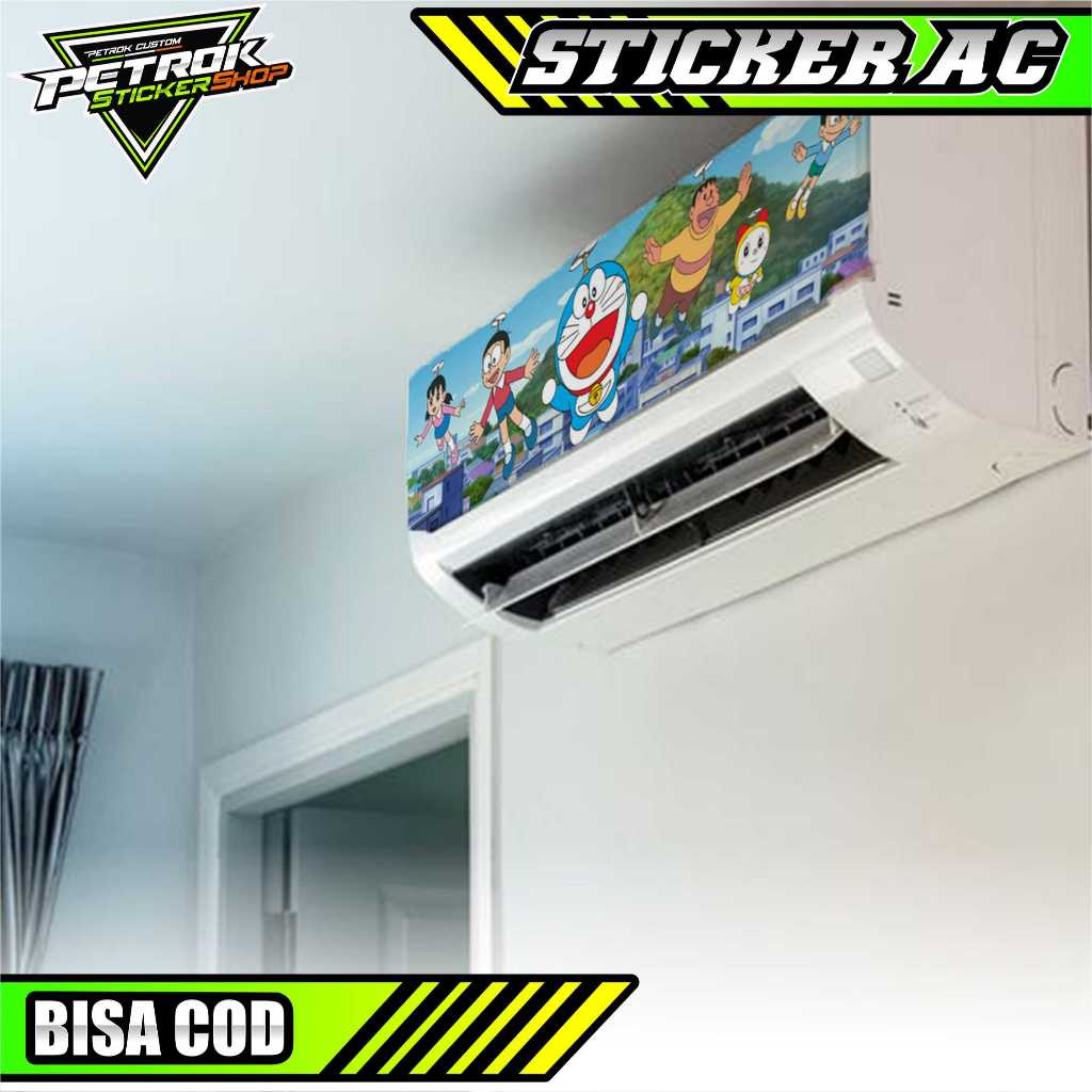 Jual STICKER AC / STIKER AC MOTIF DORAEMON / STIKER AC MOTIF SPONGEBOB ...