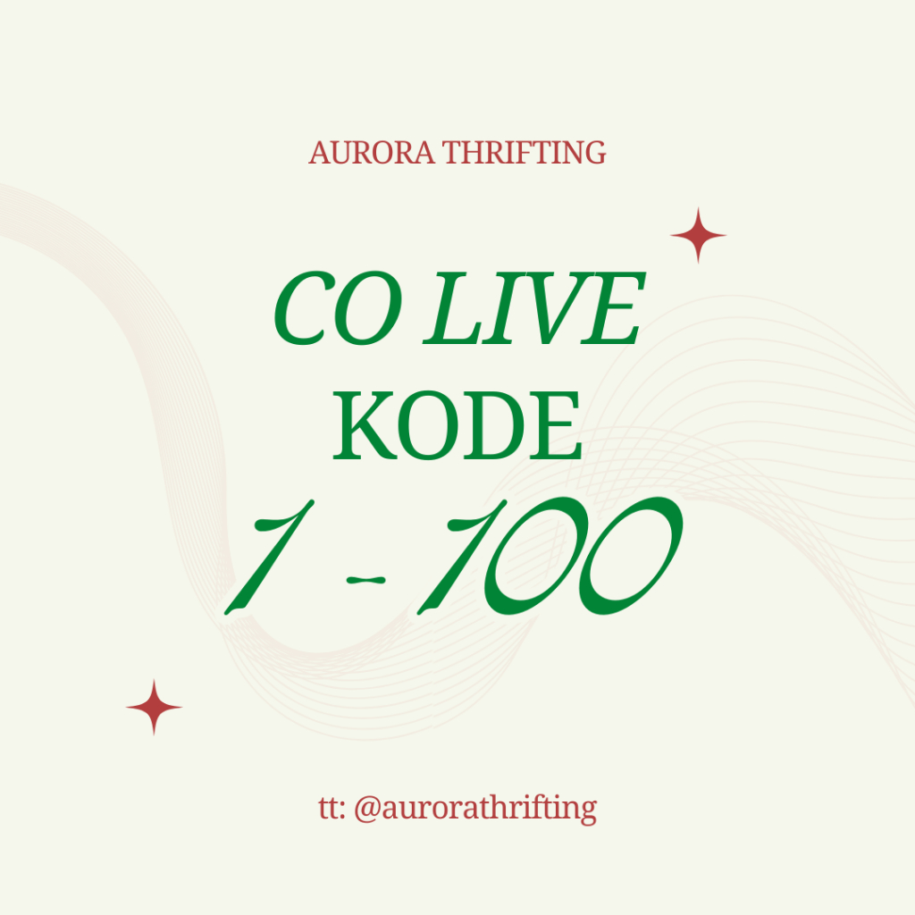 Jual CO LIVE TT ATASAN JAKET / HOODIE KODE 1-100 | Shopee Indonesia