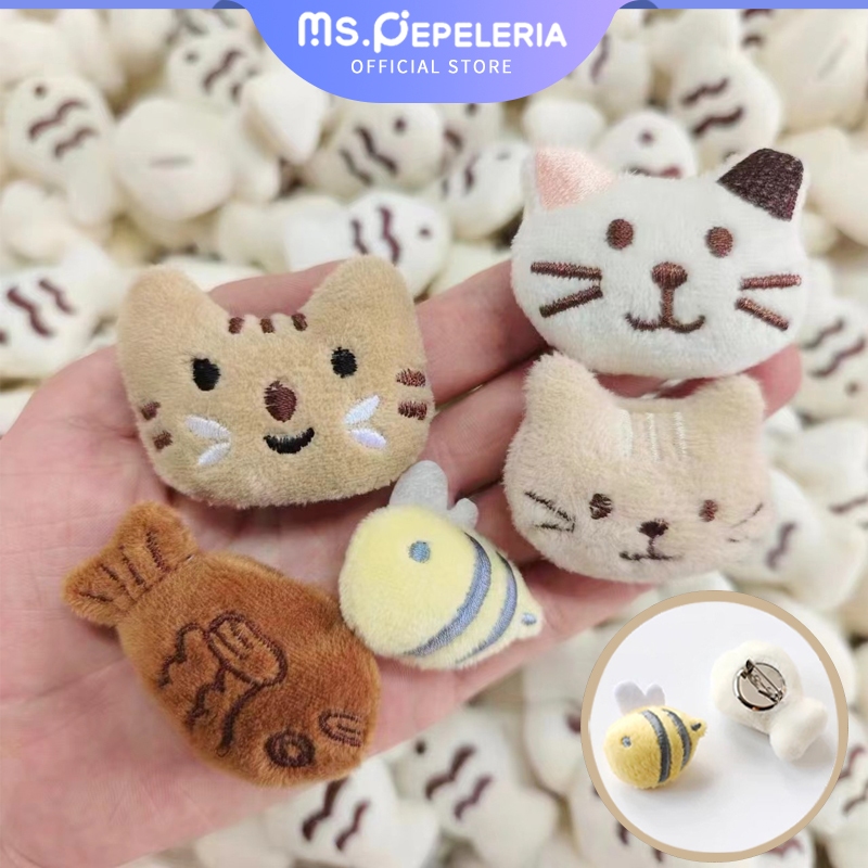 Jual Pin Hewan Pin Bros Lucu Pin Tas/Lebah Keju Kucing Keju Ikan Bros ...