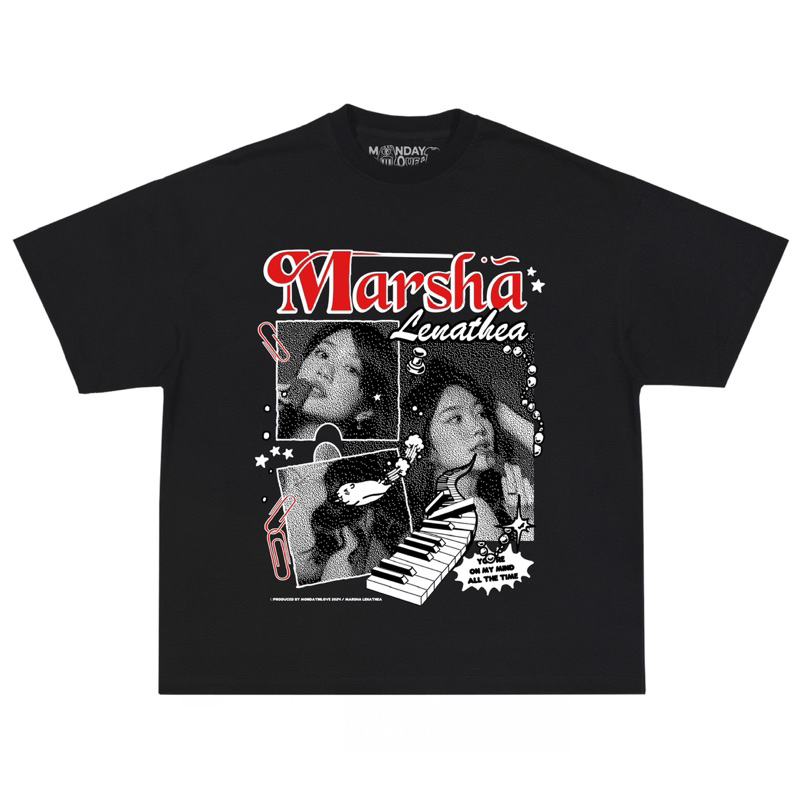 Jual KAOS MARSHA LENATHEA - JKT48 FANMADE T-SHIRT [FREE STICKER PACK ...