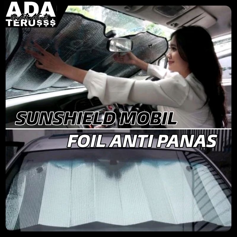 Jual Sun Shield SunShield Pelindung Panas Kaca Mobil Alumunium Foil Pelindung Panas Dashboard ...