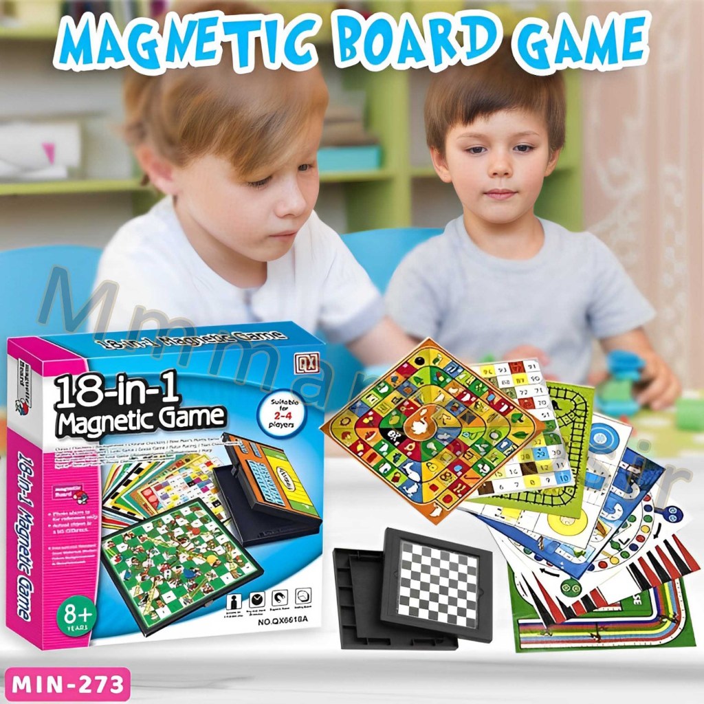 Jual Magnetic Board Game / Chess Set Catur & Ular Tangga / Mainan Anak ...