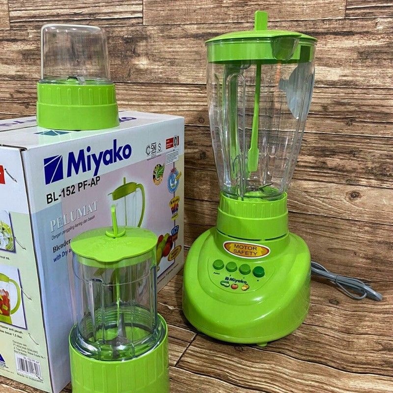 Jual Blender Miyako Plastik 152PF/AP (3 in 1 ) - Hijau [1.5L] BATAM ...