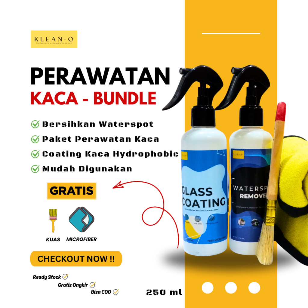Jual Paket Perawatan Kaca | Pembersih Jamur Kaca dan Coating Kaca ...