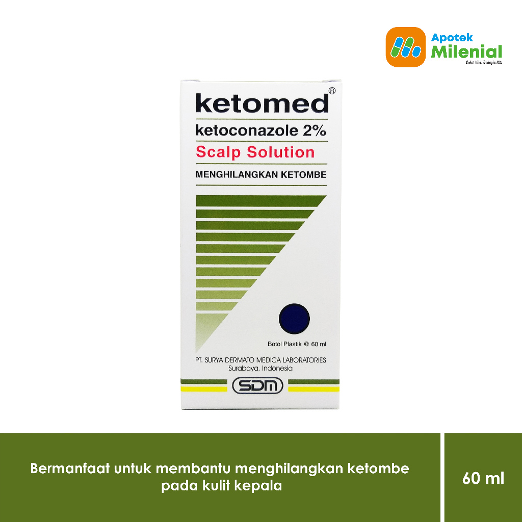 Jual Ketomed 2% Scalp Solution 60 ml Mengatasi Ketombe Pada Kulit ...