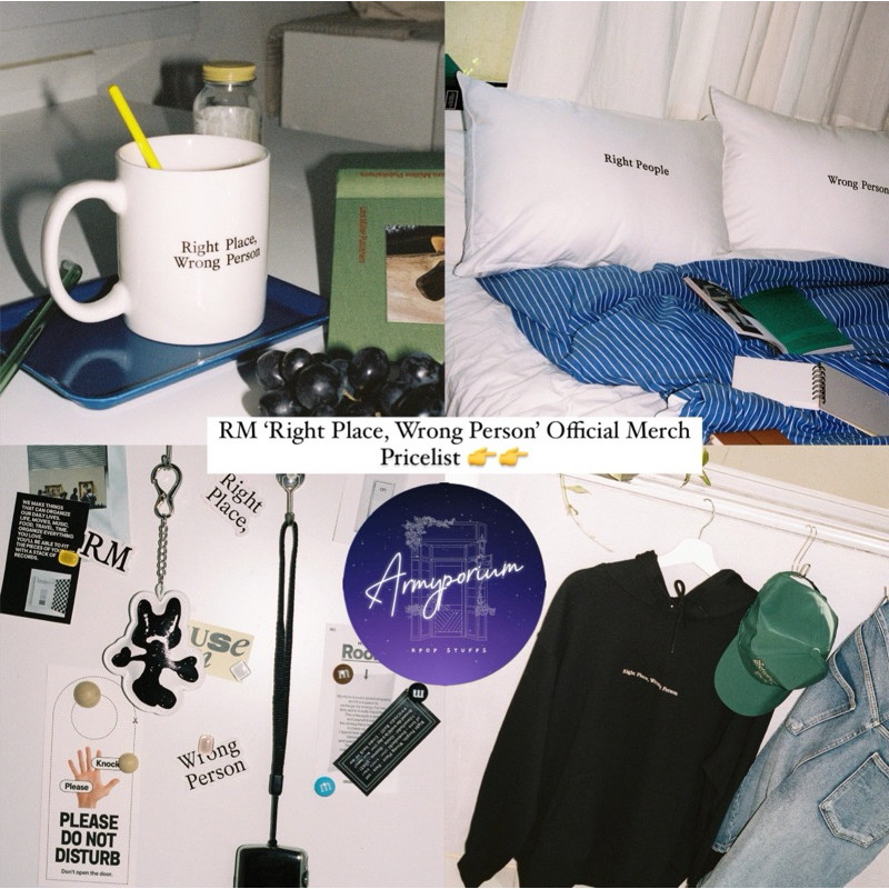 Jual [PO] BTS RM Official Merch Right People, Wrong Place RPWP | Shopee ...