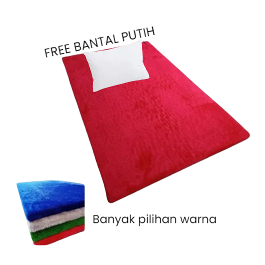 Jual (FREE BANTAL HOTEL) Set Kasur Lipat Matras Bulu Rasfur Premium ...