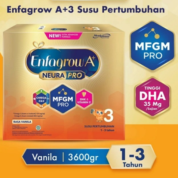 Jual ENFAGROW A+ 3 VANILLA 3600 GR | Shopee Indonesia