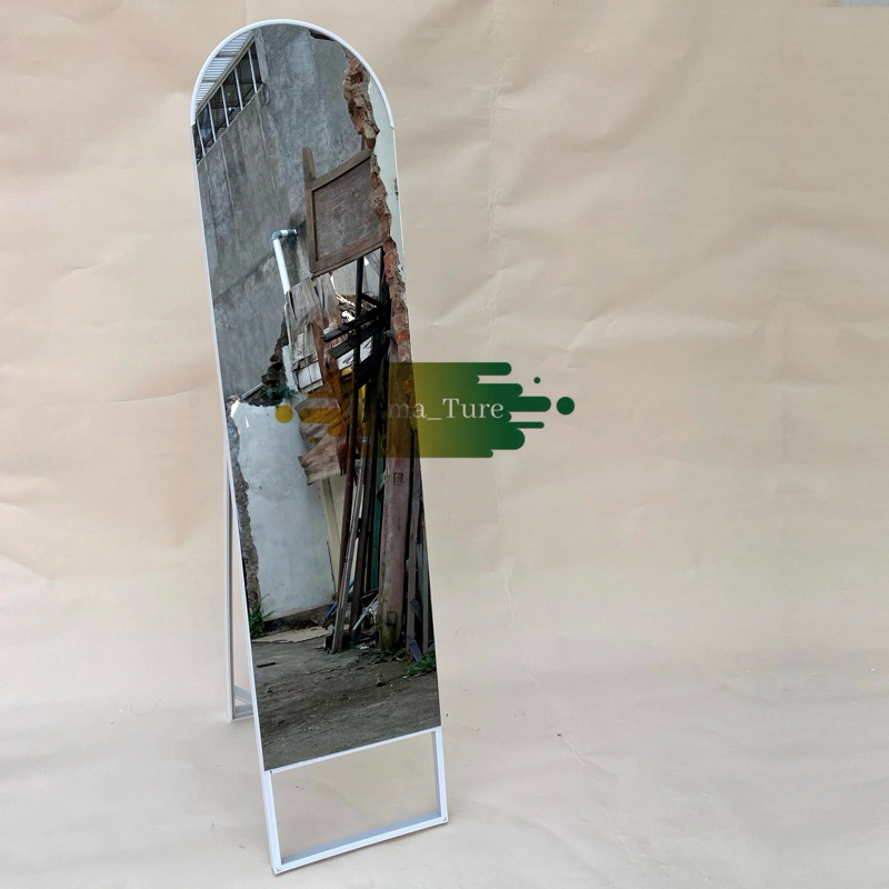 Jual [BANDUNG] 140 x 33 OVAL STANDING MIRROR KACA CERMIN BERDIRI MURAH ...