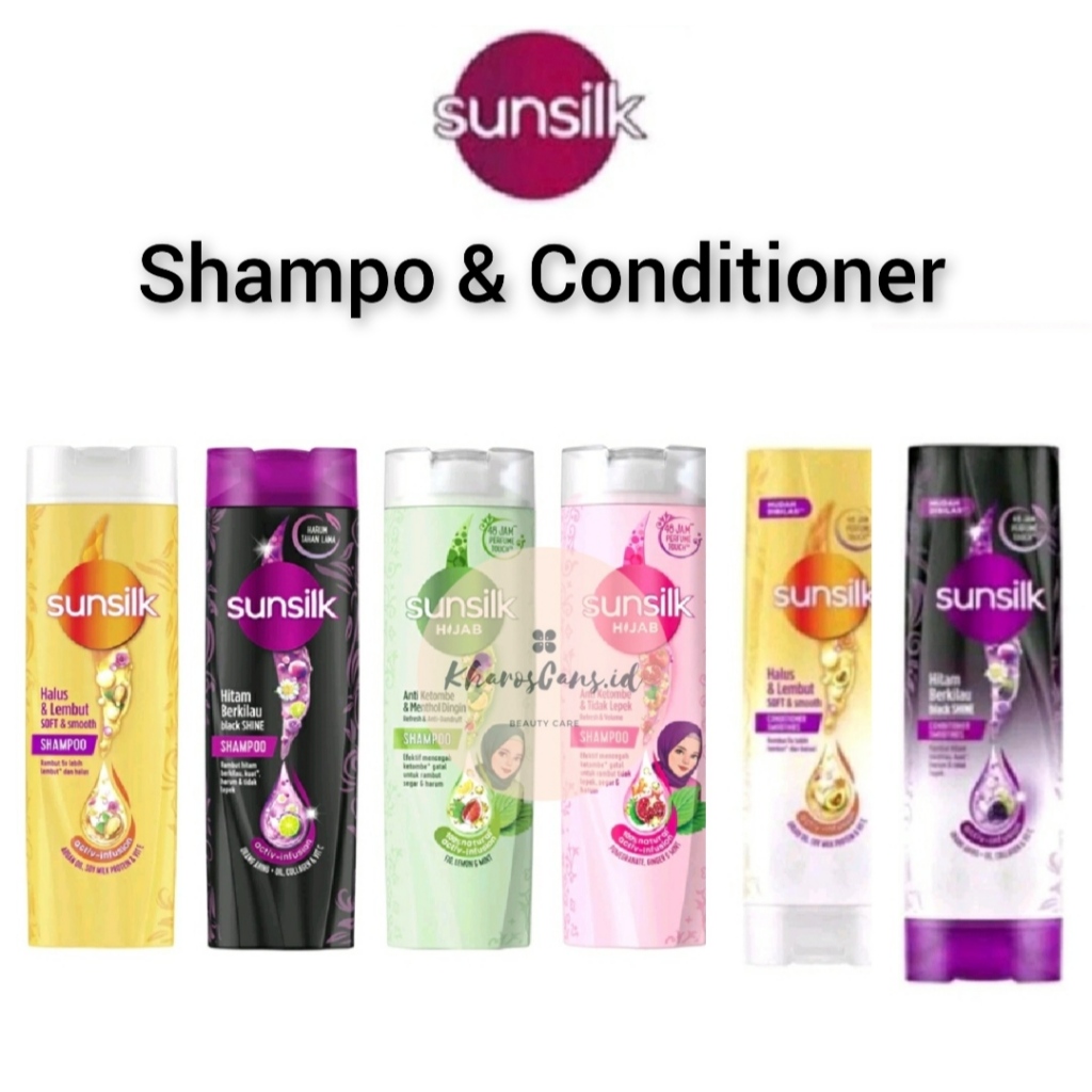 Jual [PROMO] SUNSILK Shampo Conditioner 160ml - Black Shine | Shopee ...