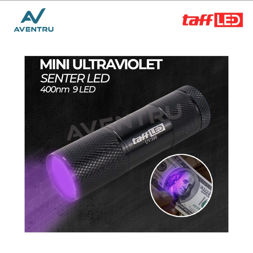 Jual TaffLED Lampu Senter LED Mini UV Ultraviolet | Shopee Indonesia