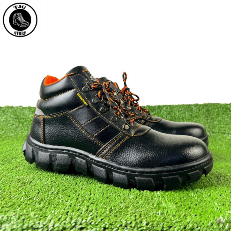 Jual Sepatu Safety boots Pria Wanita Cowok Cewek Original Sevenpoint ...