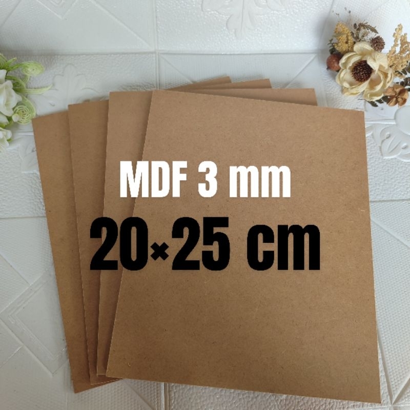 Jual PAPAN kayu mdf murah ukuran 20x25 cm tebal 3 mm | Shopee Indonesia