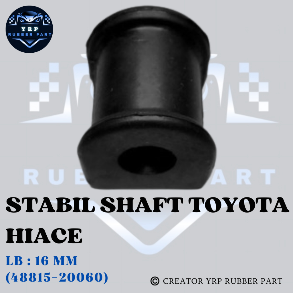 Jual Karet Stabil Stabilizer Shaft Roti Depan TOYOTA HIACE Lubang : 16 ...