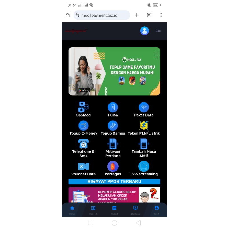 Jual source code website PPOB dan smm | Shopee Indonesia