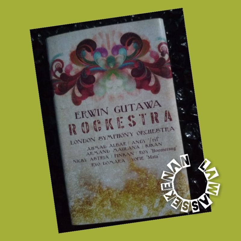 Jual Kaset Erwin Gutawa - Rockestra/ Roy Boomerang, Andy Rif, Nicky ...