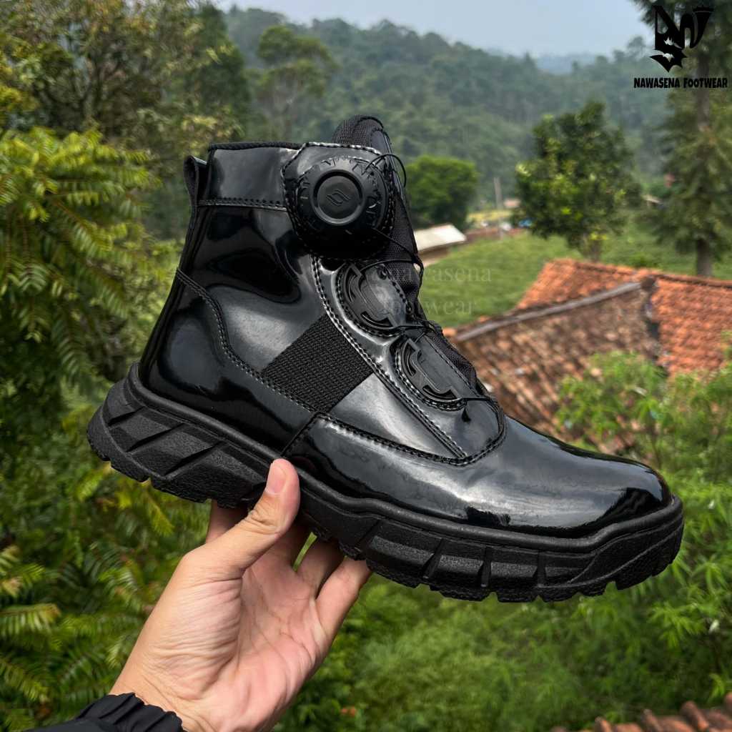 Jual Sepatu pdl pdh midtrack nawasena terbaru kulit mengkilap dishub ...
