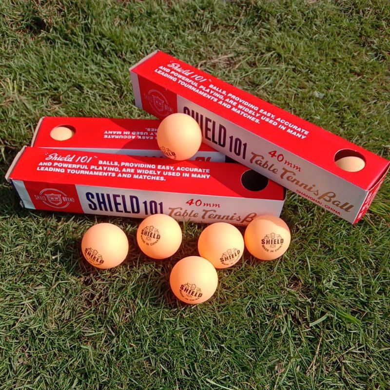 Jual ( 1Pack isi 6 pcs)BOLA PING PONG / BOLA TENIS MEJA/TABLE TENIS BALL SHIELD 101 | Shopee ...