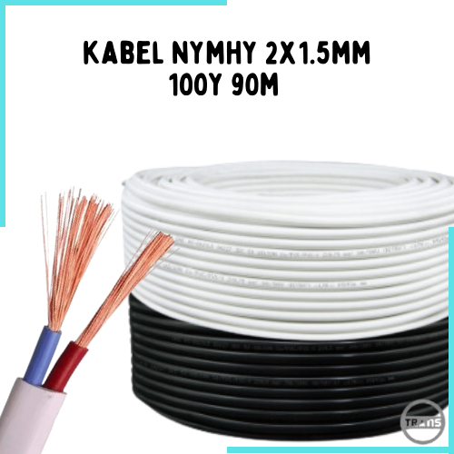 Jual Mitech SNI SPLN Kabel Listrik NYMHY HYO 2x1.5MM Kabel Tembaga ...