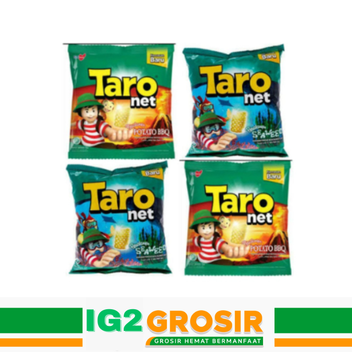 Jual Taro net Renceng isi 10 pcs (Rasa Kirim Random) | Shopee Indonesia
