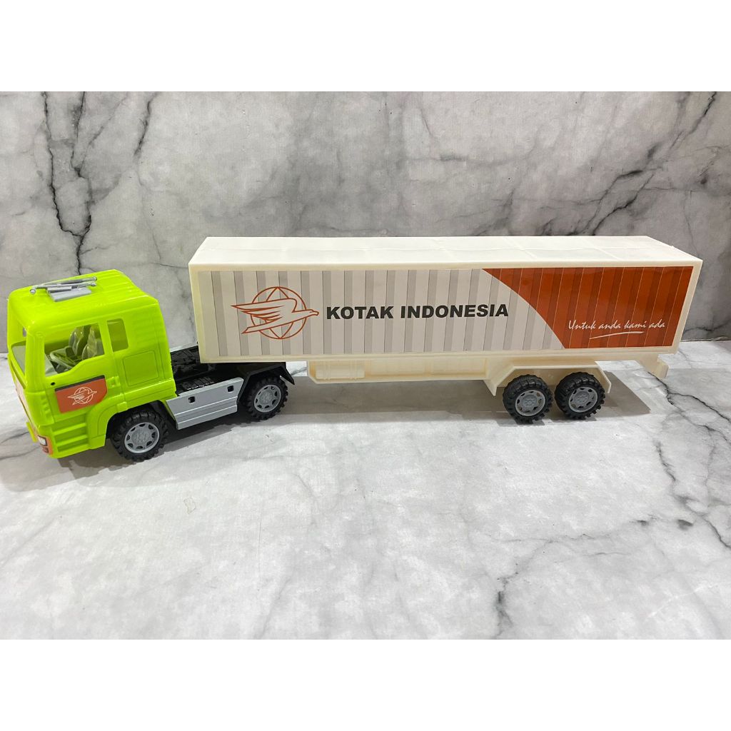 Jual mainan edukatif truck container truck lokal KGP 127/ mainan ...