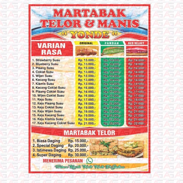 Jual Daftar Menu | Shopee Indonesia