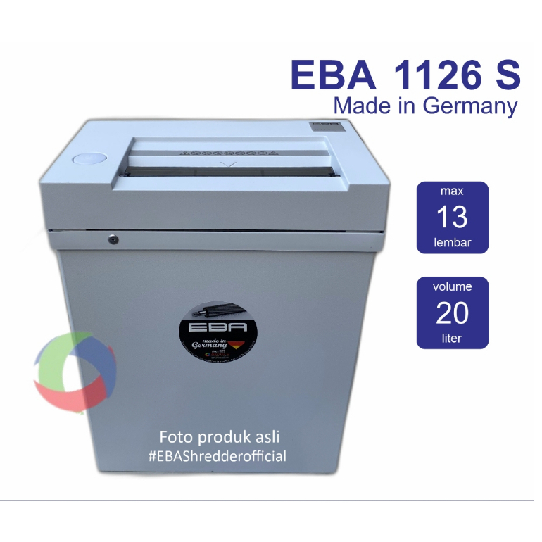 Jual EBA 1126 S Mesin Penghancur Kertas Strip Cut Made in Germany ...