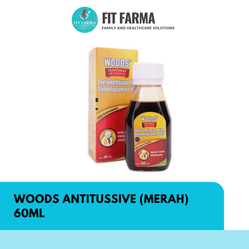 Jual WOODS ANTITUSSIVE (MERAH) 60ML | Shopee Indonesia