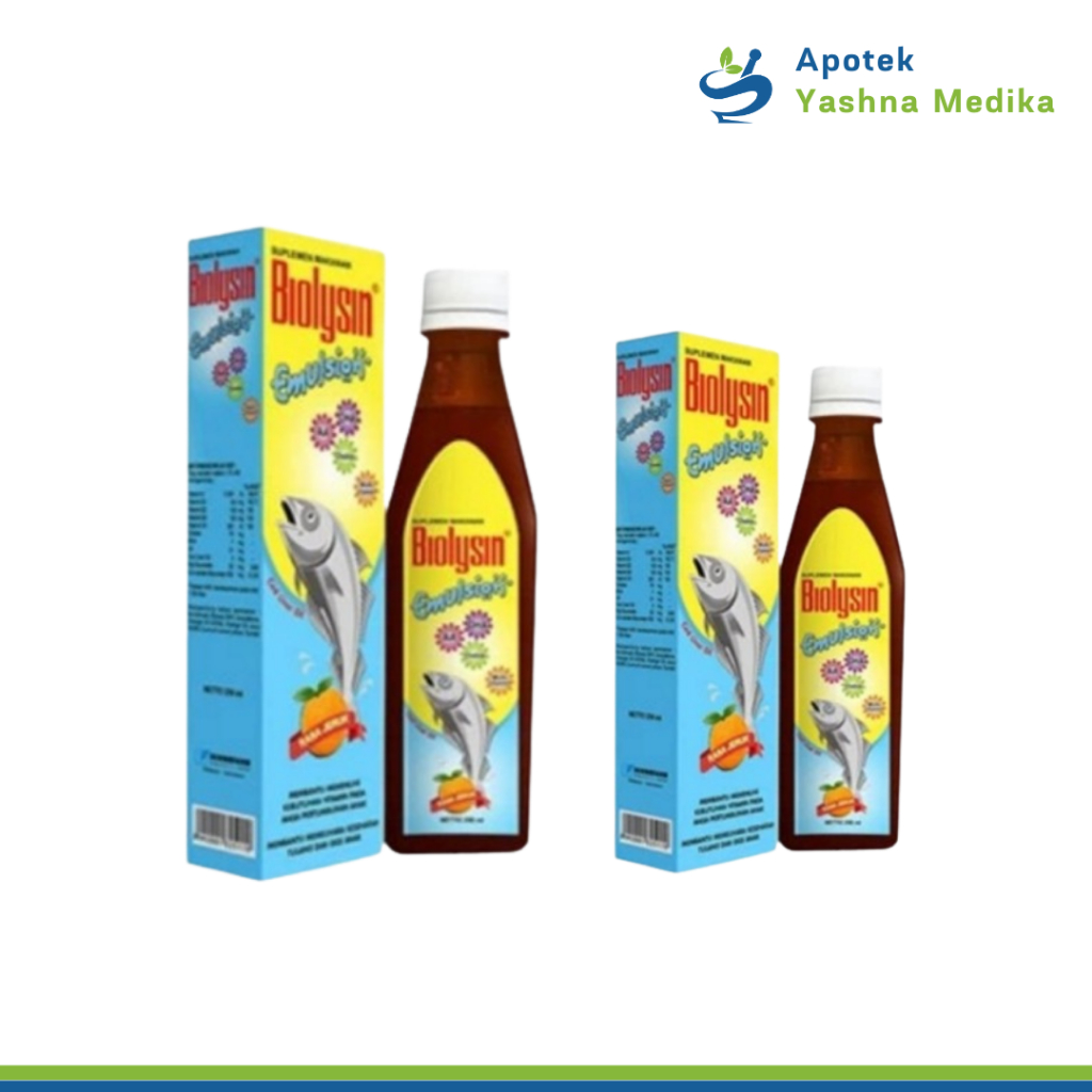 Jual Biolysin Emulsion Syrup Rasa Jeruk - Suplemen Vitamin untuk Anak ...