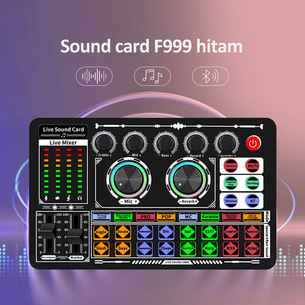 Jual Bonkyo F999 sound card set Peralatan Bernyanyi atau siaran ...