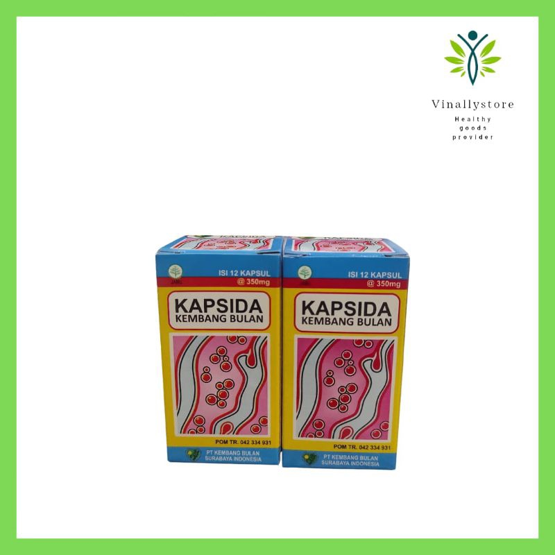 Jual KAPSIDA 12 kapsul (kapsul bersih darah untuk mengatasi berbagai ...