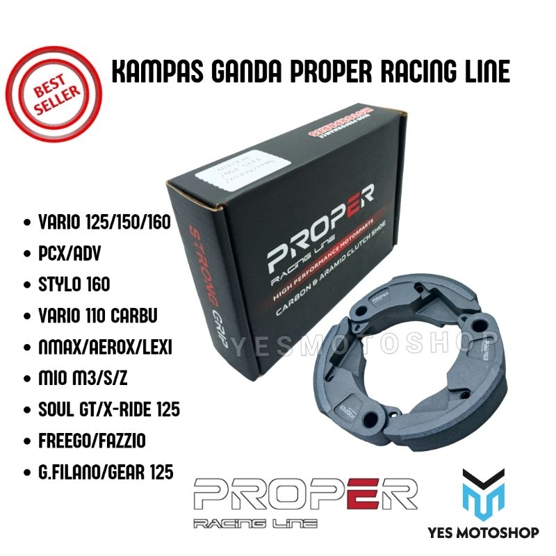 Jual KAMPAS GANDA PROPER RACING LINE NMAX AEROX LEXI MIO M3 SOUL GT 125 ...