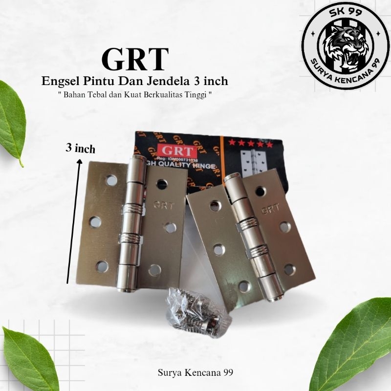 Jual Engsel 3 inch Engsel Bearing Pintu Jendela GRT | Shopee Indonesia